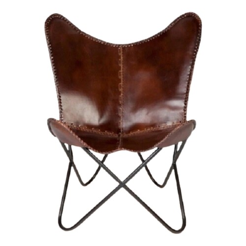 Leather Butterfly Chair at Best Price in Udaipur, Rajasthan | Lucky Crafts