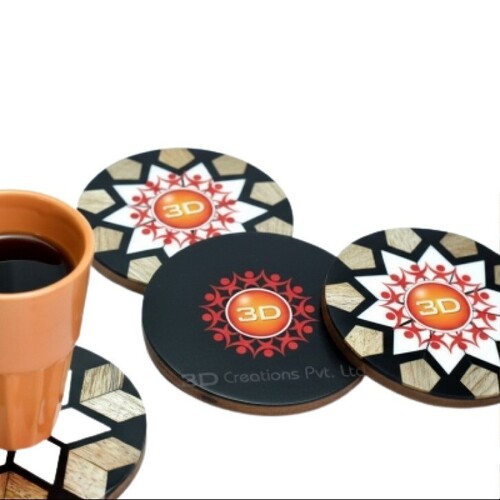 Acrylic Tea Coaster at Best Price in Mumbai, Maharashtra | 3d Creations ...
