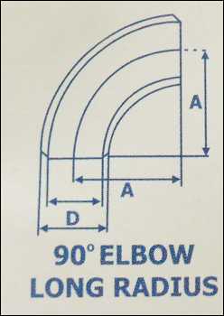 90a Elbow Long Radius at Best Price in Mumbai | Nippen Tubes