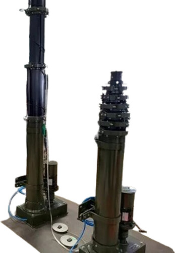 Plastic And Metal Electro-mechanical Telescopic Mast at Best Price in ...