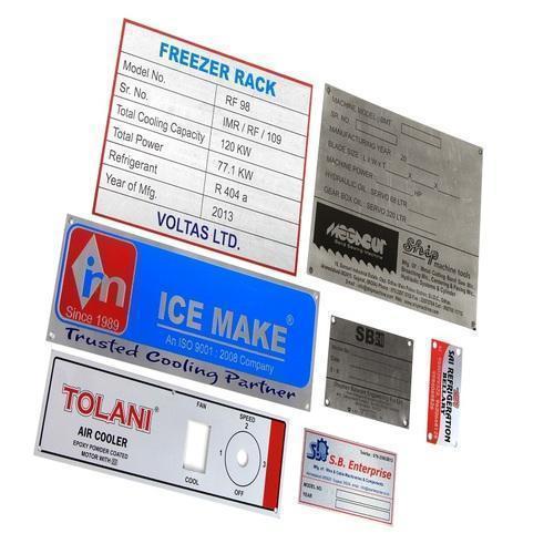 Various Colors Are Available Corrosion-Free Metal Name Plate at Best ...