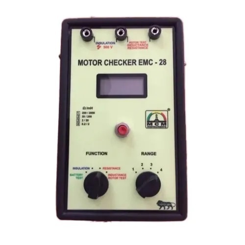 Portable Digital Motor Checker Emc-28 Capacity: 75gph Kg/hr at Best ...