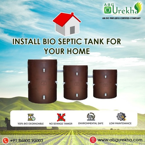 Septic Tank Bio Digester Capacity: 1000 Liter/Day, Price 45000 INR/Set ...