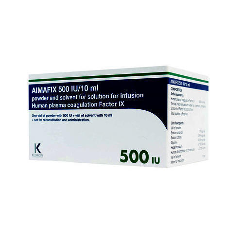 Aimafix-500 Iu (factor-ix) Powder And Solvent Solution For Infusion at ...