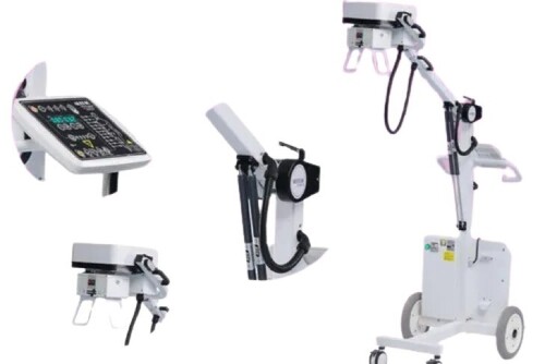 Single Phase Mobile X Ray Machine With 4Kw Power Generator And ...