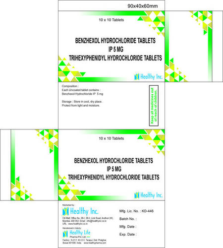 Benzhexol Tablets Bp 2 Mg General Medicines at Best Price in Mumbai ...