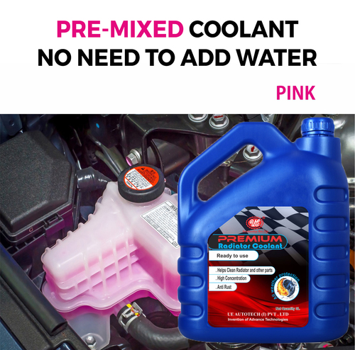 Ue Premium Radiator Coolant Ready To Use -Pink (3 Liter) | Pre Mixed ...
