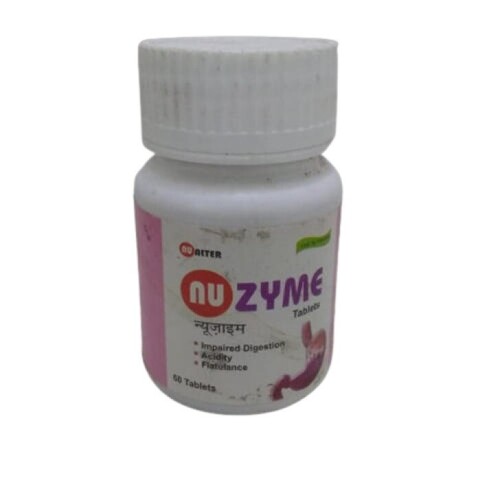 Nuzyme Tablets For Body Break Down And Digest Food. at Best Price in ...