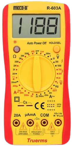 Plastic Double Insulated Digital Multimeter, Micro-Controller Design ...