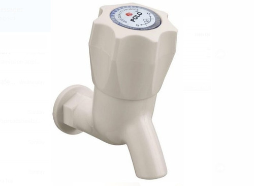 Pvc White Wall-Mounted Heavy-Duty Plastic Bathroom Water Tap, 15Mm Size ...