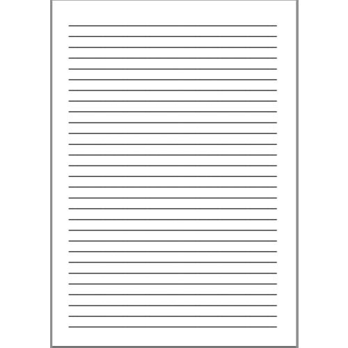 Thickness Ruled Paper At Jamie Spinelli Blog