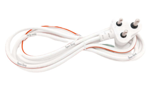 White 3 Core Pvc Insulated Electric Cable With 7.5 Feet Length at Best ...