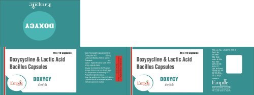 Doxycy Tablets (10X10) (Mamta S) at Best Price in Panchkula | Anius Pharma