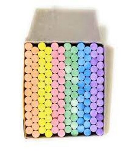Foraminifera 144 Pcs Chalk Colourful Slate Chalk Multi Colour Dustless ...