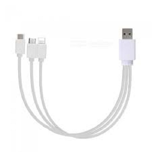 Fast Charging Speed And Light Weight Portable Mobile Phone Cable White ...