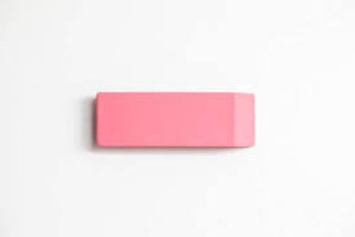 Non-Toxic High-Quality Rubber Erase Pencil Markings Rectangle Pink ...
