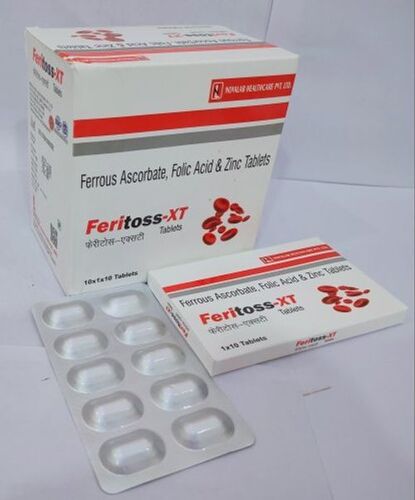 Feritoss Xt Tablets, 10X1X10 Pack General Medicines at Best Price in ...