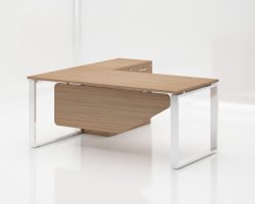 Comfortable Stylish And Attractive Light Brown Color L Shape Office ...