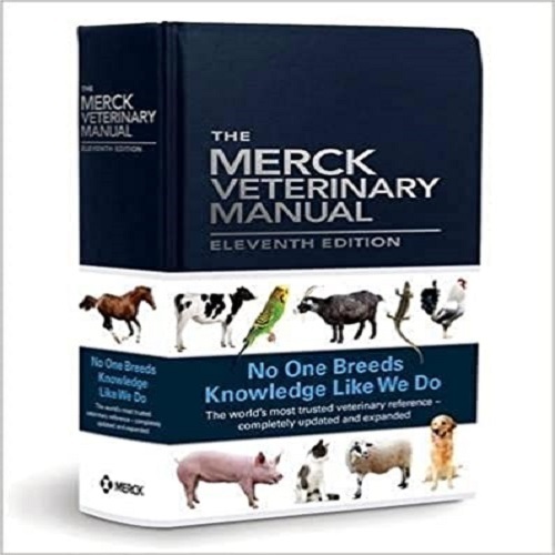 The Merck Veterinary Manual Hardcover Eleventh Addition With Two-Column ...