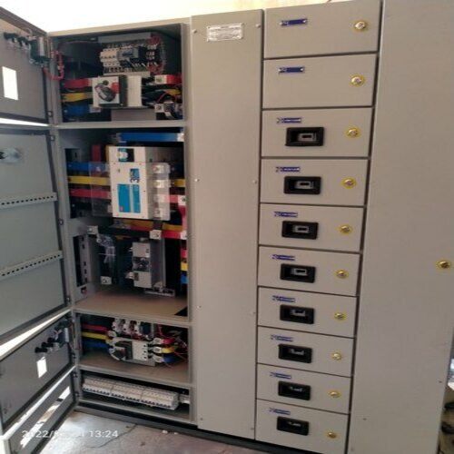 8 Ways Mild Steel 3Phase Low Tension Metal Base Control Panel Frequency ...