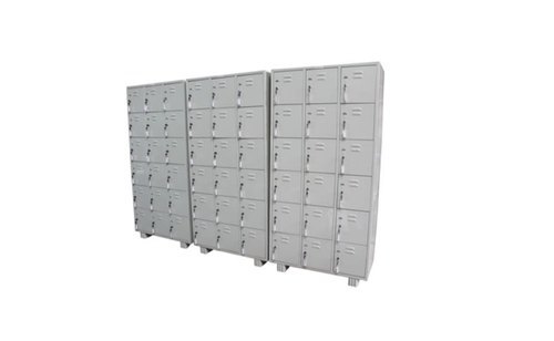 Grey Key Locker 18 Gauge Mild-Steel Sheet Powder Coating Storage Locker ...