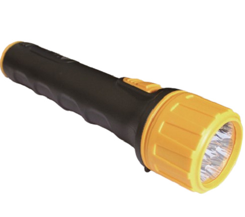 Fast Charging Speed Light Weight Yellow And Black Plastic Led Torch at ...