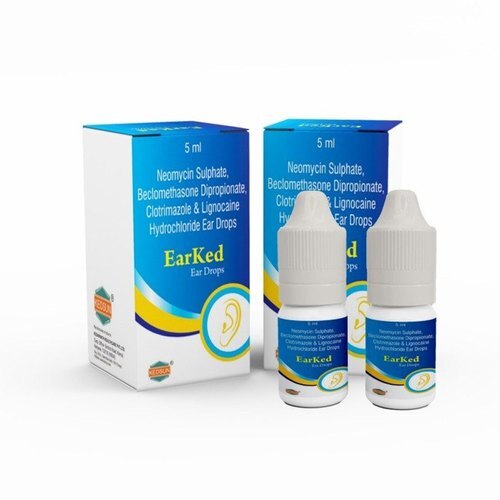 Medicine Raw Materials 5ml Earked Ear Drop, Packaging Type: Box, 2 ...