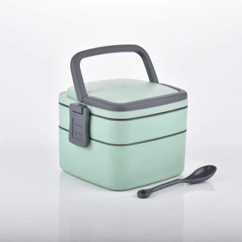 Common Blue Plastic Lunch Box, For School, Size: Regular at Best Price ...