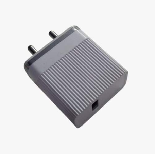 White Mobile Charger 5 Volts 2.4 Amp Single Usb Adapter For Android And ...