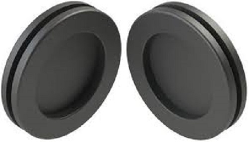 Black Circular Flush Door Pull Recessed Sliding Door Handles at Best ...