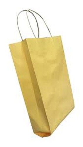 Color Yellow Plain Paper Carry Bags Application: Laboratory at Best ...