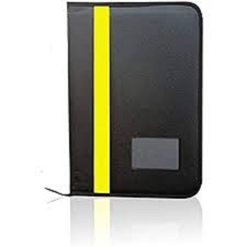 18x12 Inch Black And Yellow Rectangular 2 Inch Thick Synthetic Leather ...