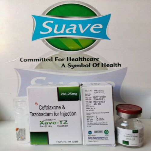 Xave Tz Injection Ingredients: Ceftriaxone And Tazobactam at Best Price ...