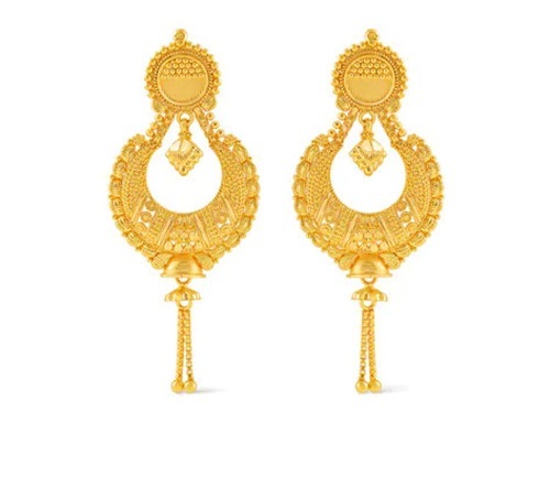 Fancy Golden Colour And Gold Earrings at Best Price in New Delhi | M.L ...