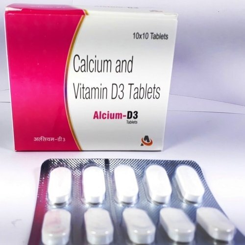 Silver Calcium And Vitamin D3 Tablet Alcium D3 at Best Price in Vellore ...