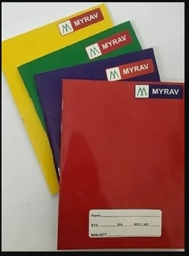 Pack Of 4 Pieces Single Lines Rectangular 90 Pages A4 Size Notebook At 