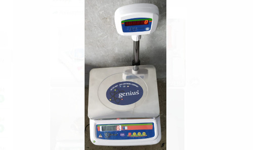 White Color Stainless Steel Material Electronic Weighing Scale at Best ...