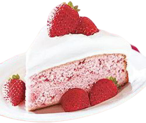 Delicious And Tasty Creamy Sweet Soft Fresh Pink Strawberry Cream ...