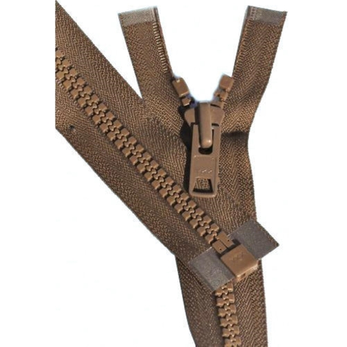 Brown Color Plastic Vision Zipper at Best Price in Delhi | Jha Ji Zippers