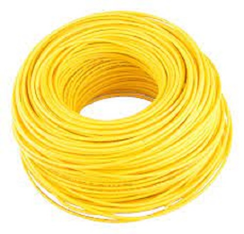 Easy To Install High Performance Single Core Round Yellow Electrical ...