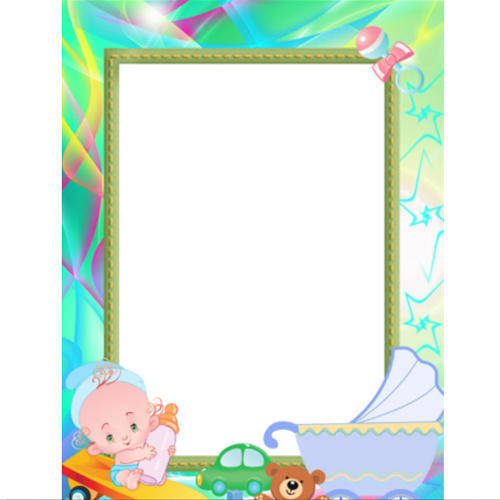 Elegant Stylish Design Multicolor Wooden Baby Photo Frame at Best Price ...