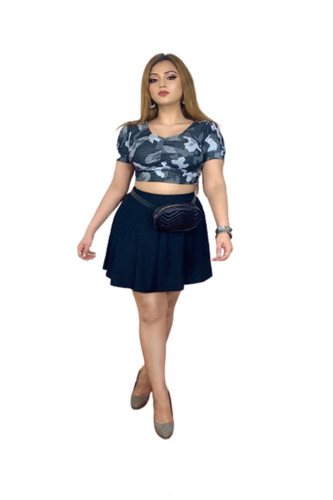Army Print Camo Ruched Crop Top at Best Price in New Delhi | Karwarya ...