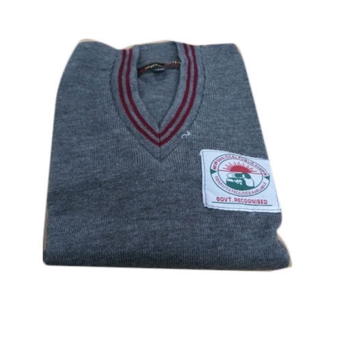 Full Sleeves Gray Color School Sweaters at Best Price in Delhi | Neeru ...