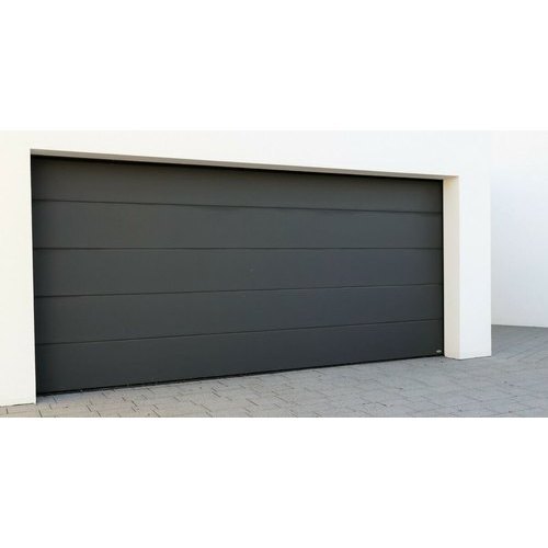 6-7 Feet Garage Sectional Door, Aluminum With Puff Panel at Best Price ...