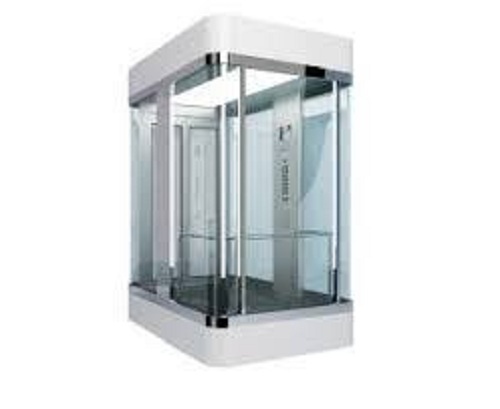 White Square Shape Glass Elevator at Best Price in Faridabad | Heights ...