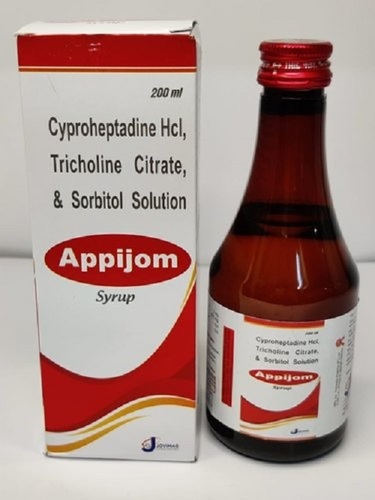 Cyproheptadine Hcl, Tricholine Citrate And Sorbitol Solution at Best ...