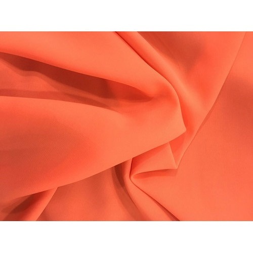 Orange Polyester Bsy Camille Fabric at Best Price in Surat | Kiva ...