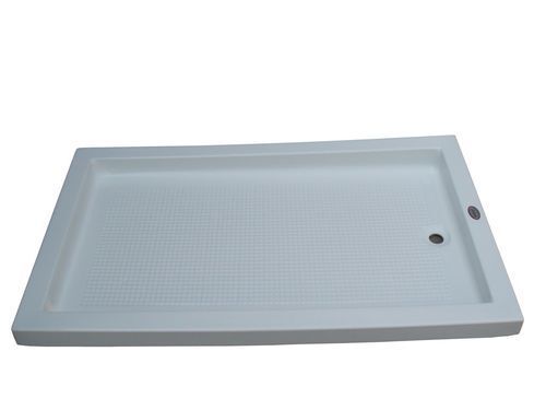 Rectangle Shape White Glossy Finish 5" X 3" Size Lucite Acrylic Casper Shower Tray at Best Price ...