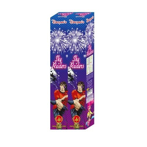 Festival 4 Inch Size Sky Raiders Silver Fancy Cracker at Best Price in ...