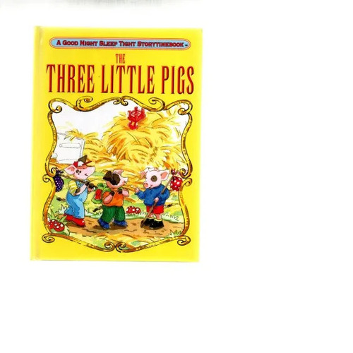 Black Rectangle Shape A4 Size The Three Little Pigs Kids Comic Book at ...